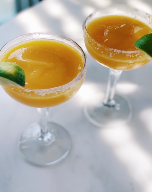An Easy and Refreshing Mango Margarita Recipe | Besos, Alina